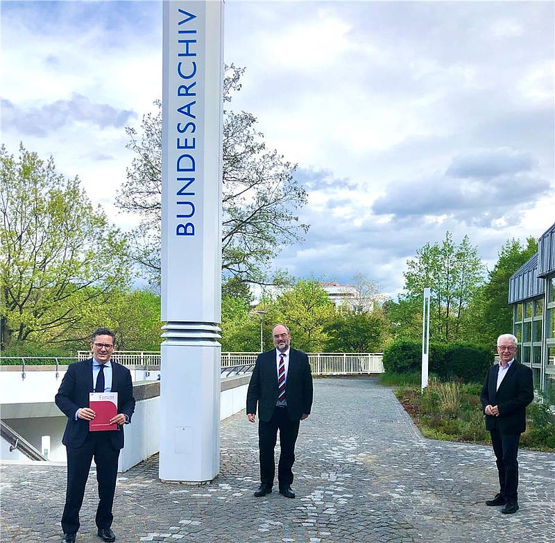 Konstruktiver Austausch mit Präsident Prof. Dr. Michael Hollmann